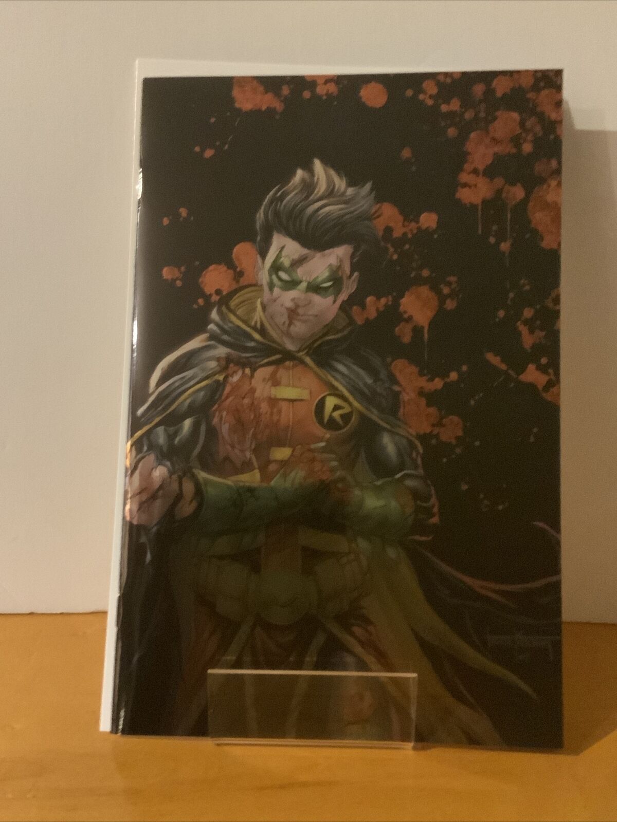 Batman #655 Tyler Kirkham Battle Damage Damian Robin Virgin Foil SDCC ...