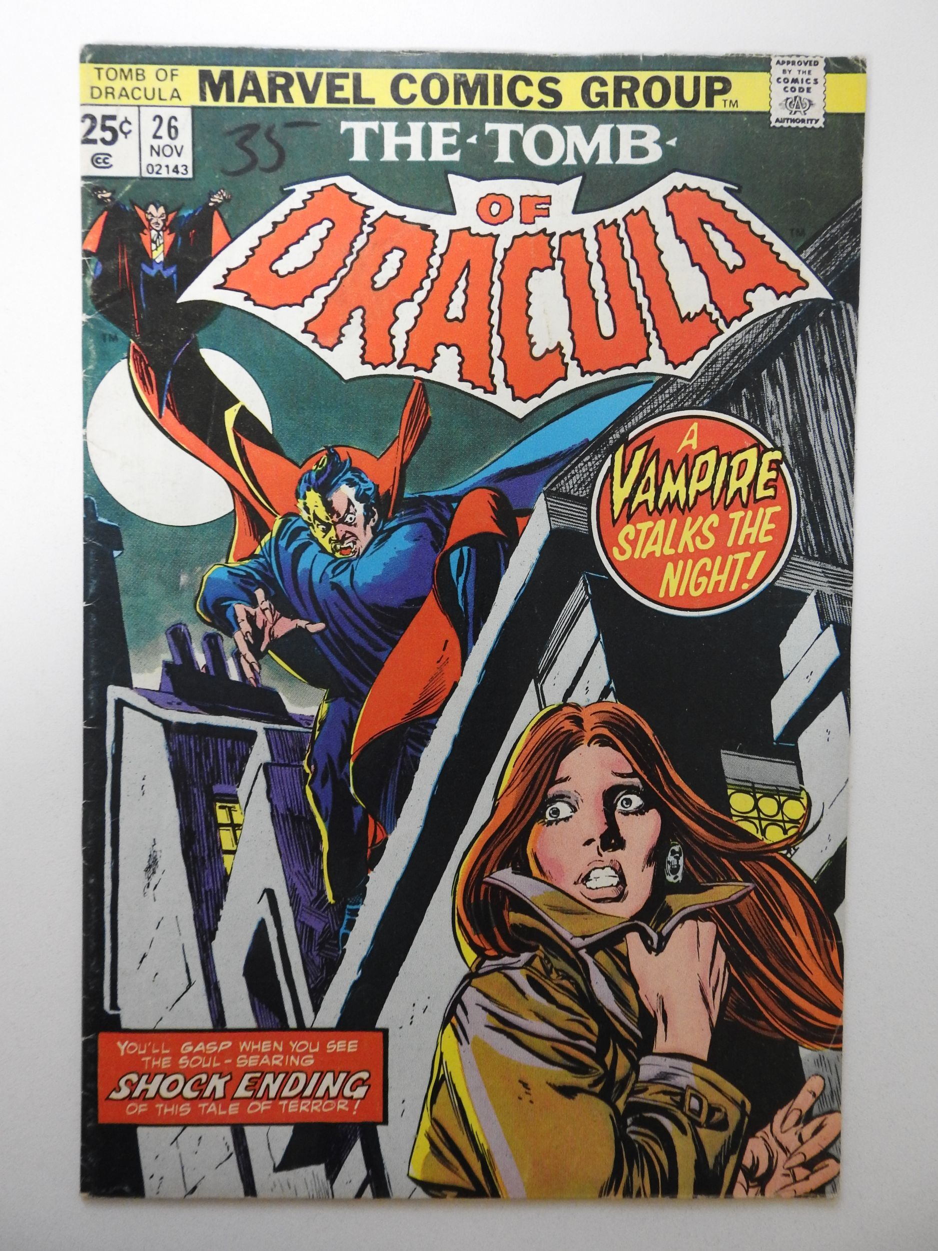 Tomb of Dracula #26 (1974) VG Condition MVS intact! ink fc | Comic ...