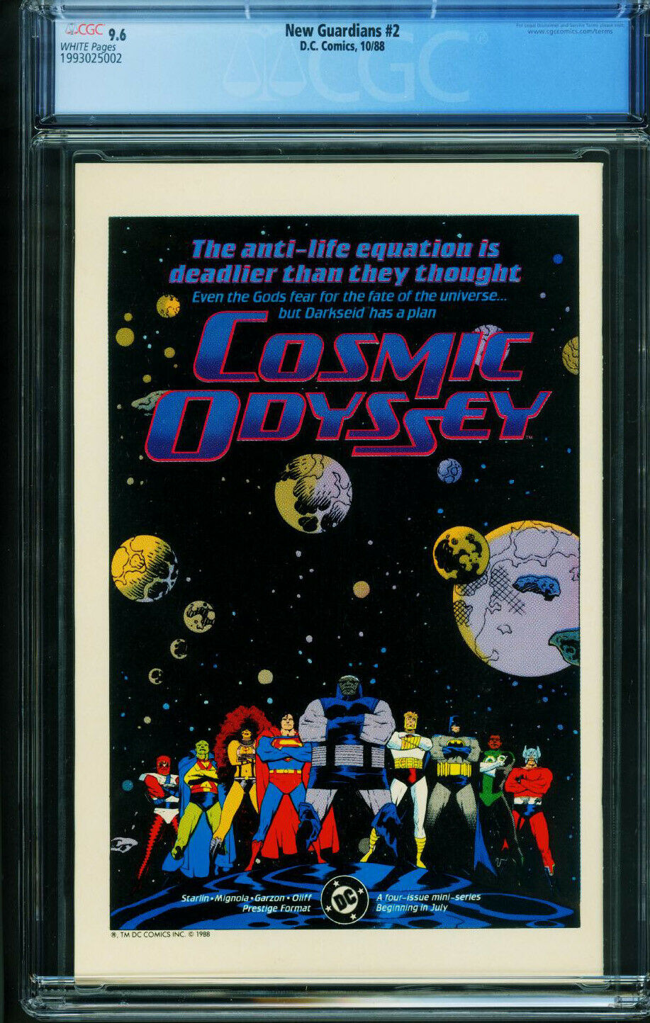 New Guardians #2 CGC 9.6 1st Snowflame Cocaine Villain 1993025002 ...