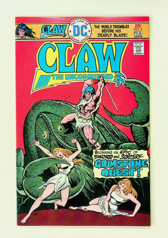 Claw the Unconquered #5 (Jan-Feb 1976, DC) - Very Fine | Comic Books ...