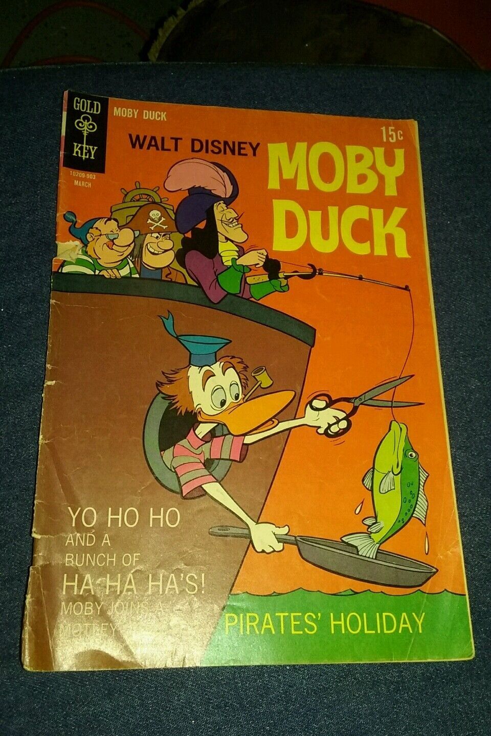 moby duck 5 6 27 cartoon gold key bronze age comics lot run set movie ...