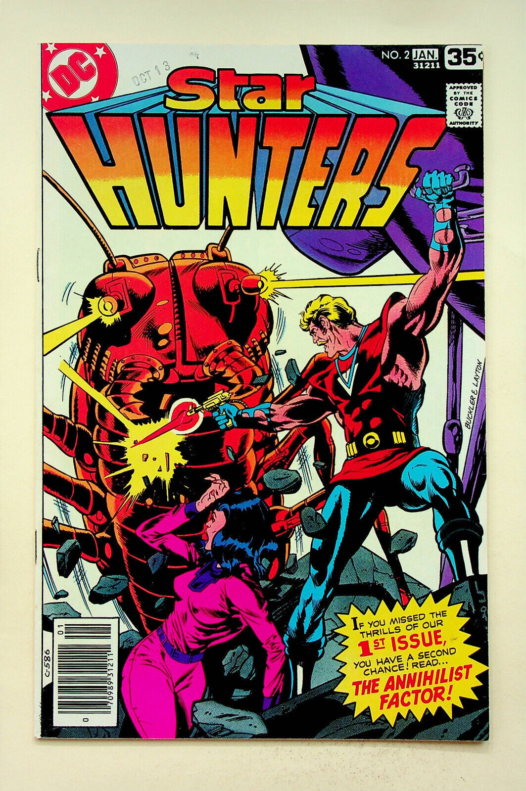 Star Hunters No.2 (Dec 1977-Jan 1978, DC) - Fine | Comic Books - Bronze Age, DC Comics, Horror ...