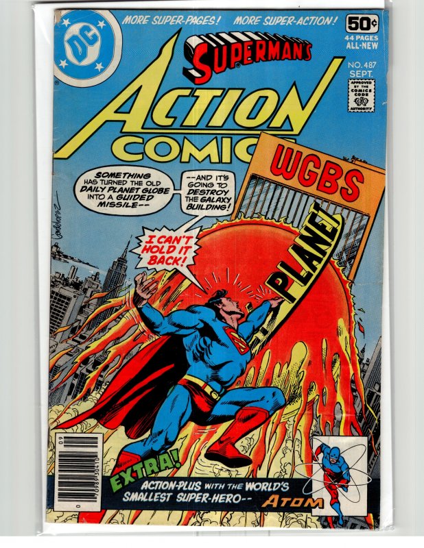 Action Comics #487 (1978) The Atom | Comic Books - Bronze Age, DC ...
