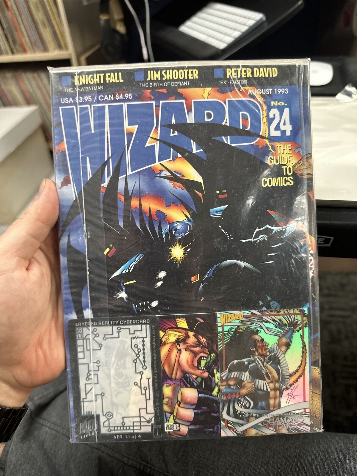 Wizard Comics Magazine #24 (Aug, 1993) 7.0 FN/VF Batman Knightfall w ...