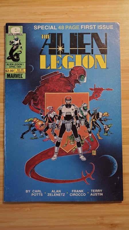 Alien Legion #1 (1984) Epic Comics | Comic Books - Copper Age, Epic ...