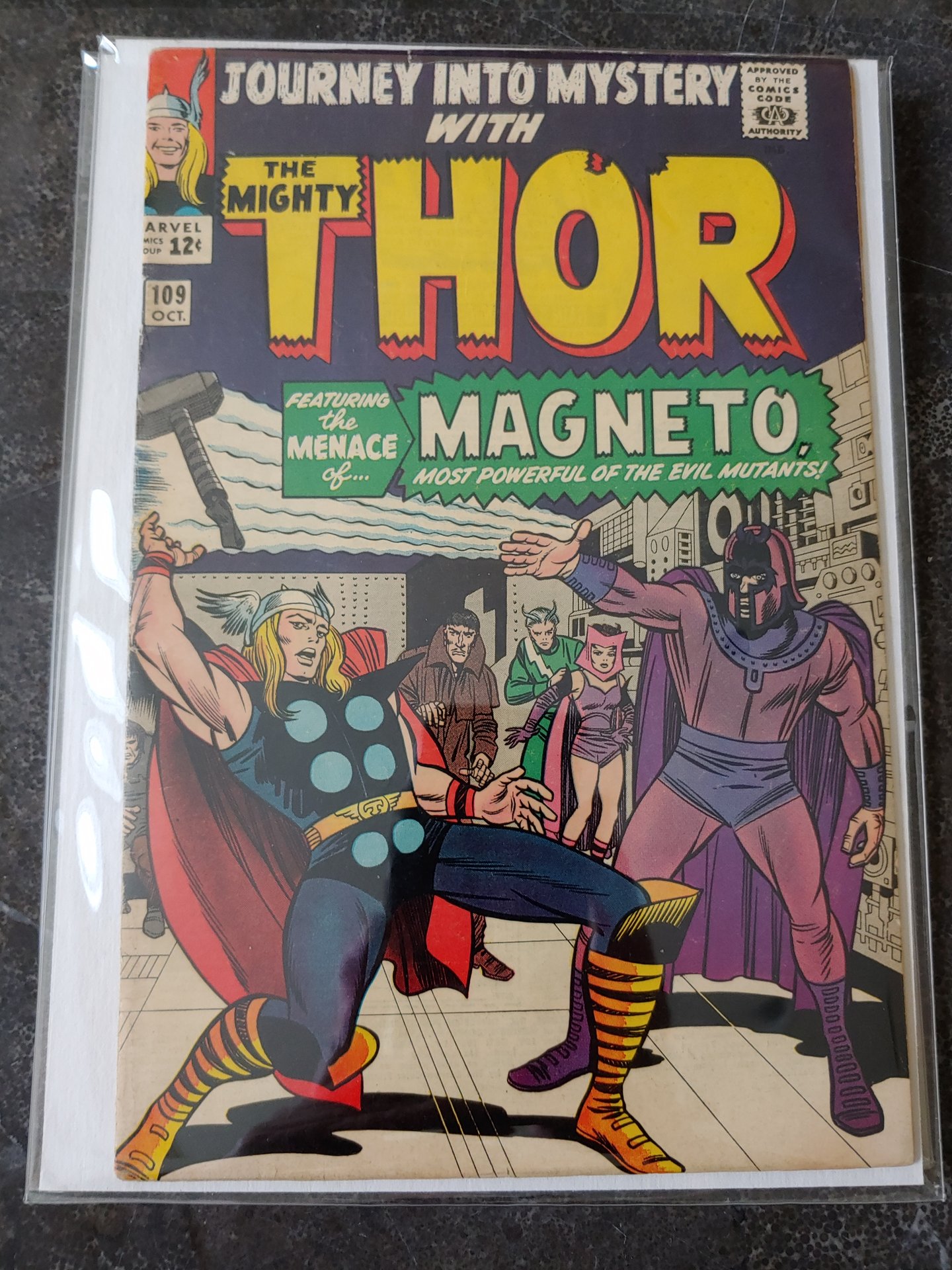 JOURNEY INTO MYSTERY 109 Thor vs. Magneto! HIGH GRADE VF+ | Comic Books ...