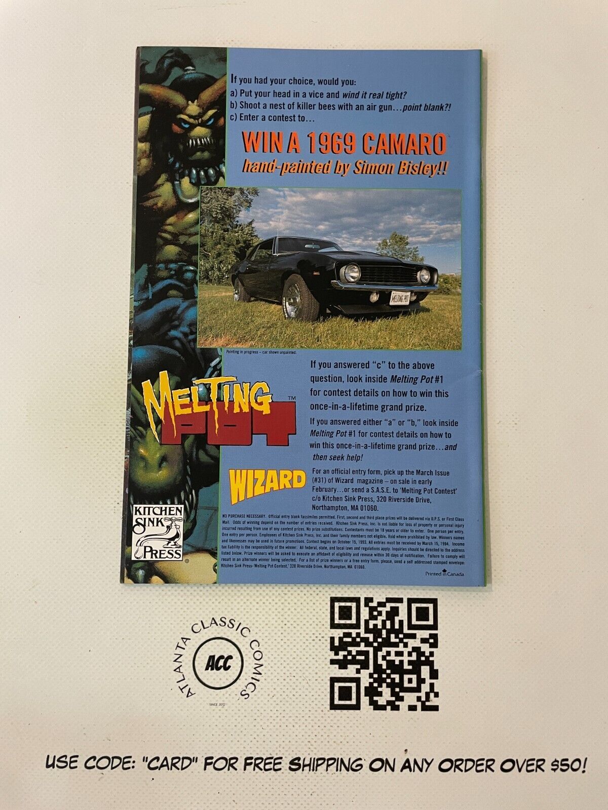 Melting Pot # 1 NM Kitchen Sink Comix Comic Book Kevin Eastman Issue 5 ...