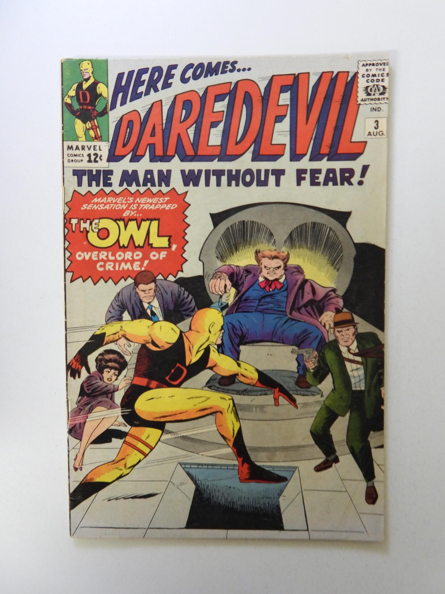 Daredevil #3 (1964) 1st appearance of The Owl FN condition | Comic ...