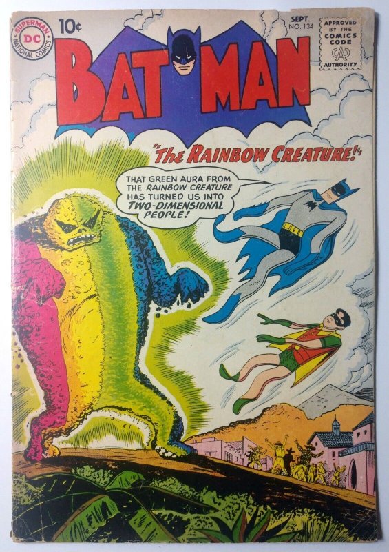 Batman #136 (1960) Cover art by Sheldon Moldoff | Comic Books - Silver ...