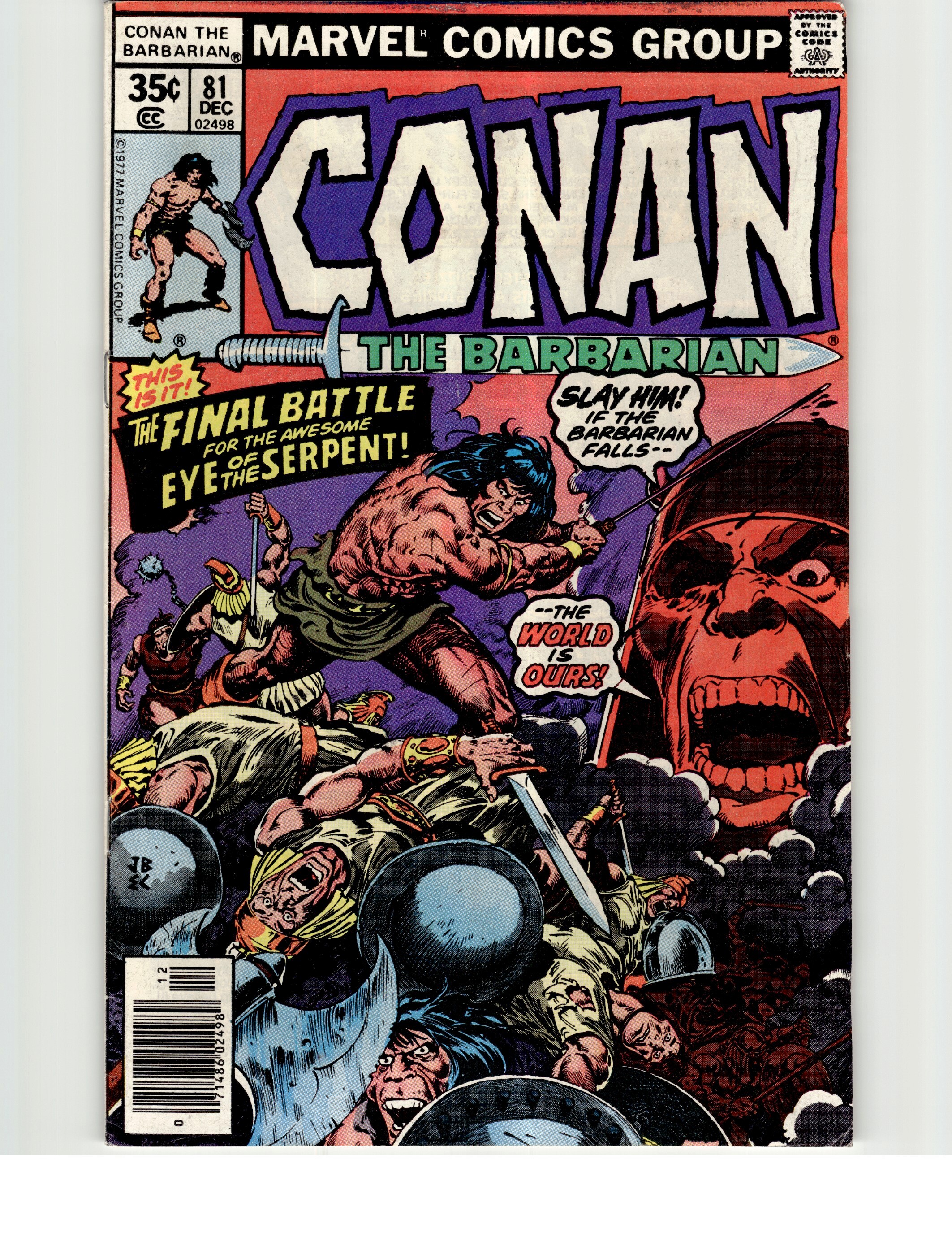 Conan the Barbarian #81 (1977) Conan | Comic Books - Bronze Age, Marvel ...