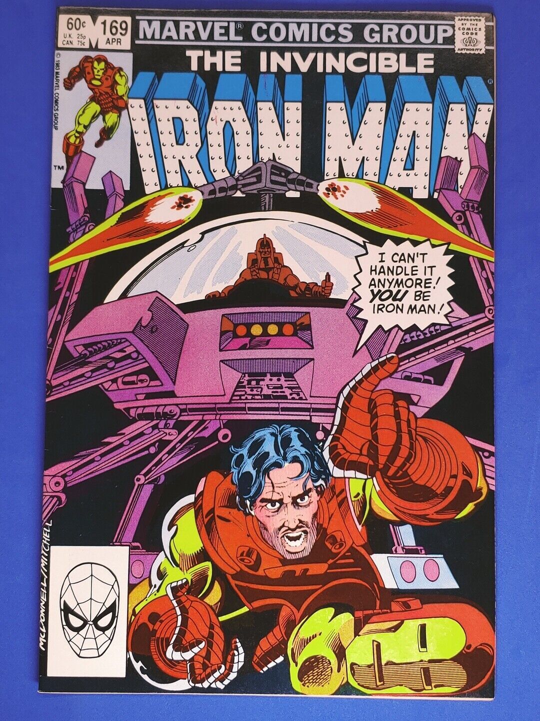 Invincible Iron Man #169 Nm- New Iron Man Marvel Comics c25a | Comic ...