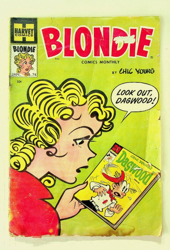 Blondie 74 Jan 1955 Harvey Fair Comic Books Modern Age