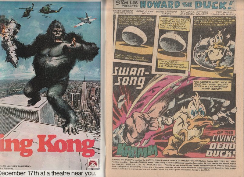 Howard the Duck #9,10,11,12,13 (1977) Spider Man, Omega Dr. Strange ...