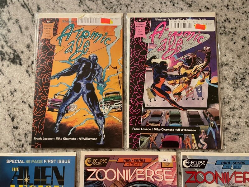 5 Comic Books Zooniverse # 1 2 + Alien Legion # 1 + Atomic Age # 1 2 NM ...