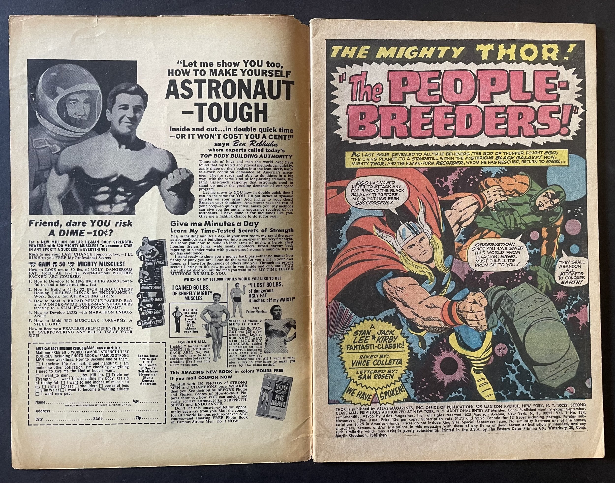 Thor #134 (1966) | Comic Books - Silver Age, Marvel, Thor, Superhero ...