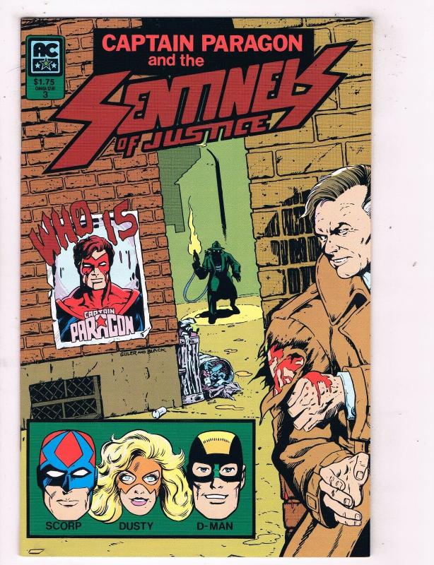 Captain Paragon & The Sentinels Of Justice #3 VF/NM AC Comic Book DE47 ...