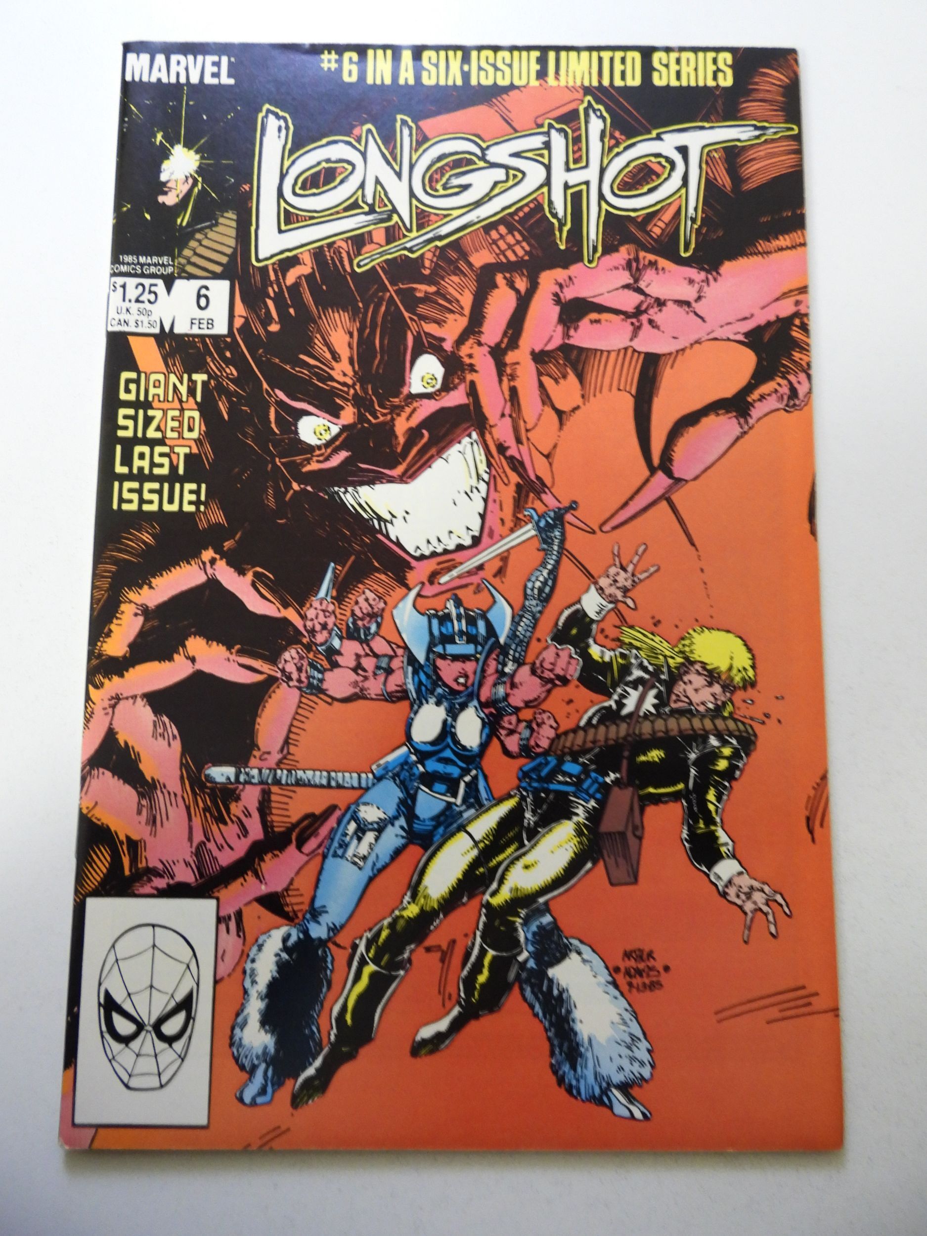 Longshot #6 (1986) FN/VF Condition | Comic Books - Copper Age, Marvel, Superhero / HipComic