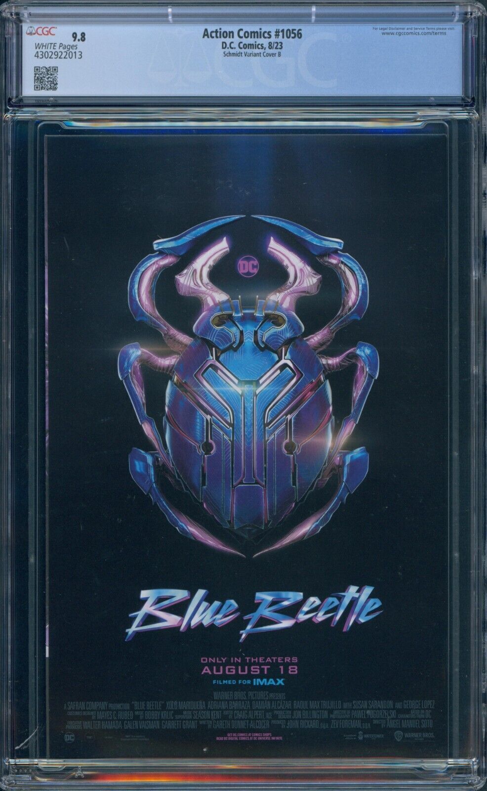 Action Comics 1056 CGC 9.8 Otto Schmidt Swimsuit Variant Set of 2 A & B ...