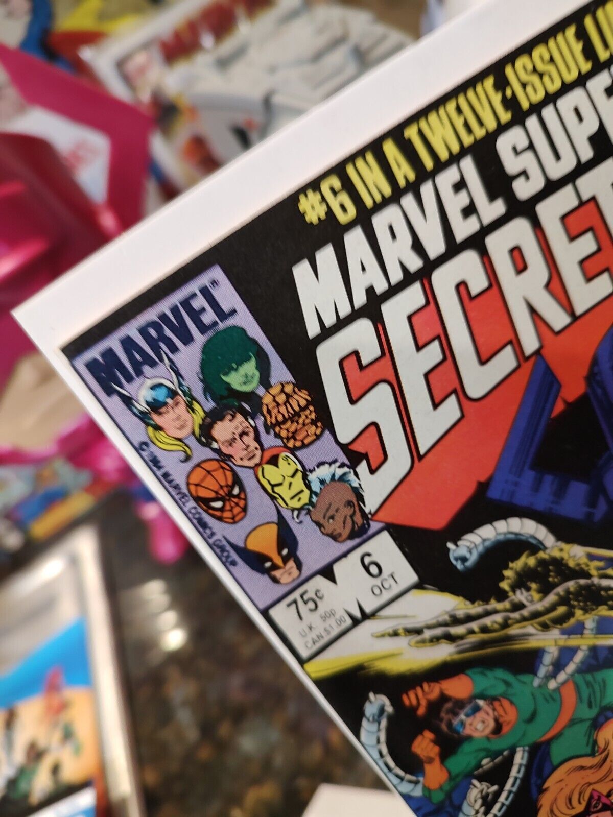 Marvel Super-Heroes Secret Wars #6 (1984) - KEY Issue - Death of the ...