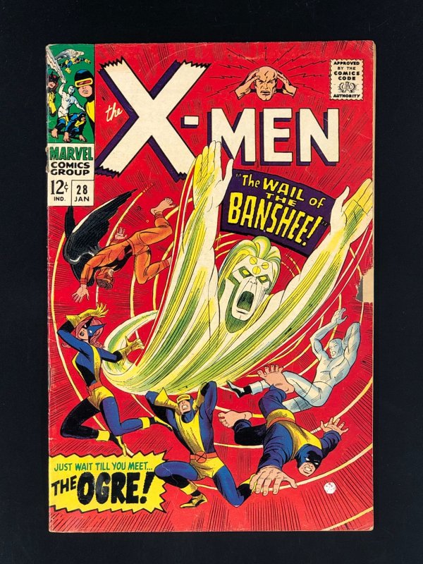 The X-Men #28 (1967) GD/VG "Wall of the Banshee" and Ogre! | Comic ...