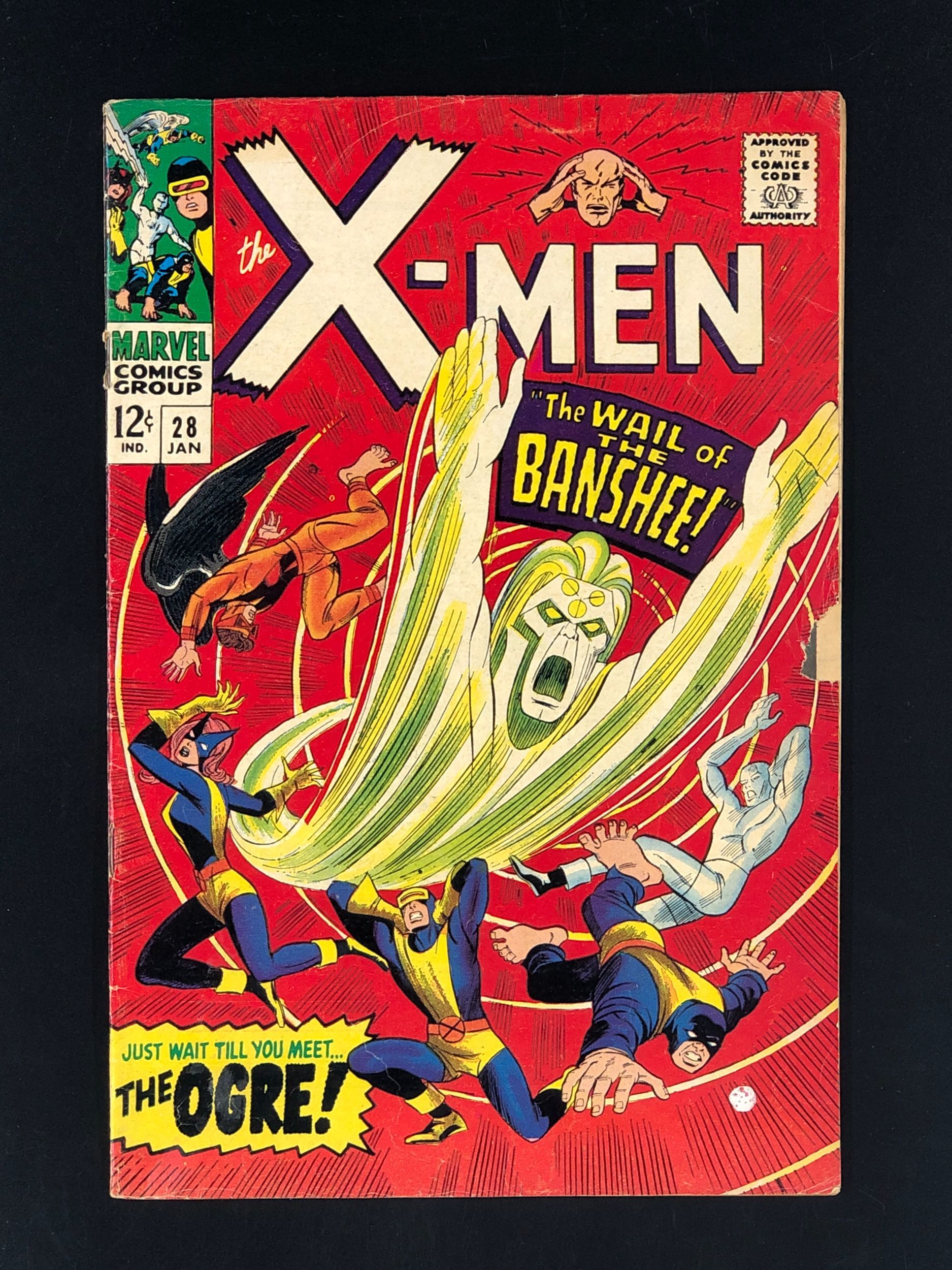 The X-Men #28 (1967) GD/VG "Wall of the Banshee" and Ogre! | Comic ...