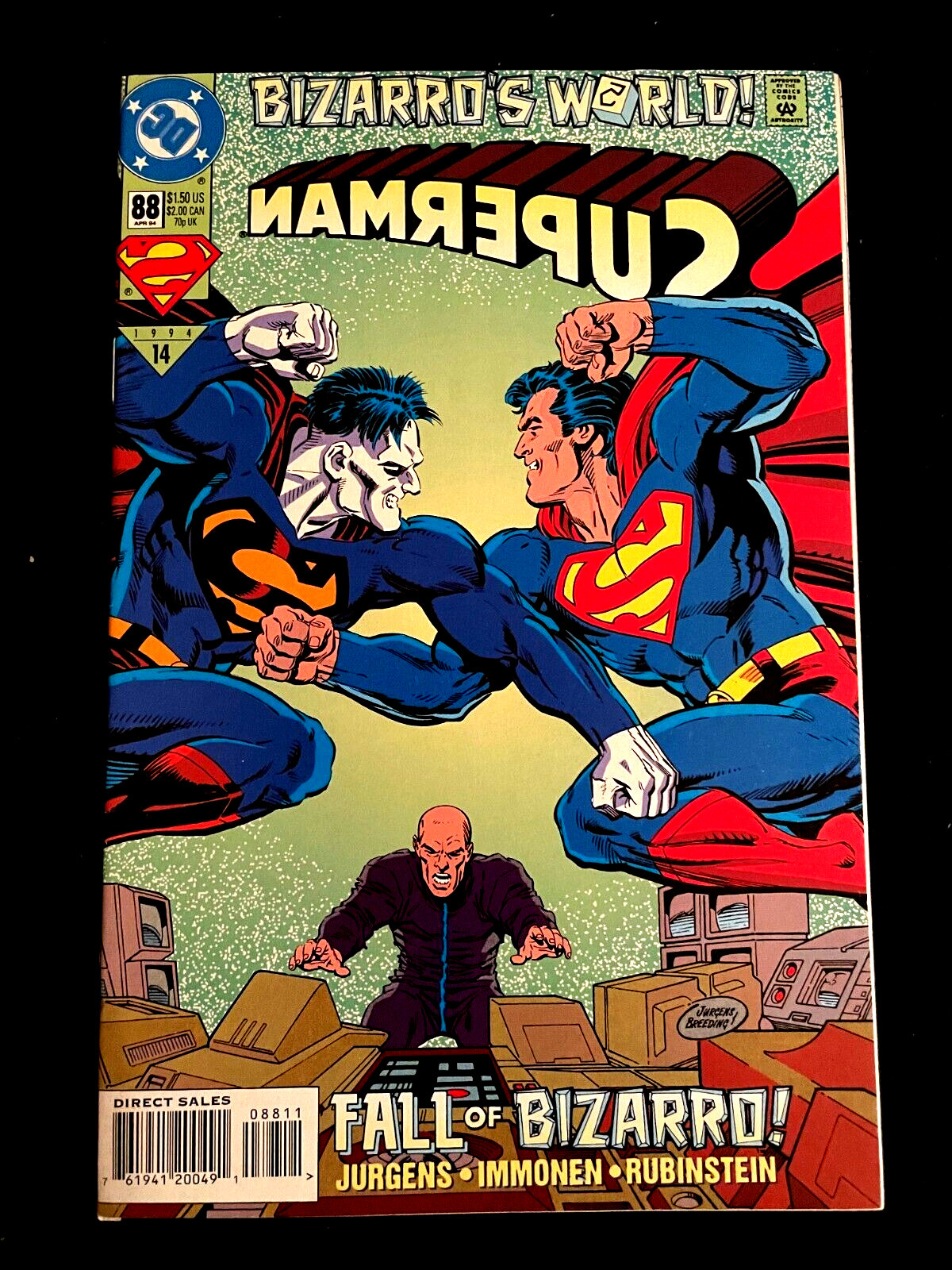 Superman #88 1994 - Fall of Bizarro- HIGH GRADE | Comic Books - Modern ...