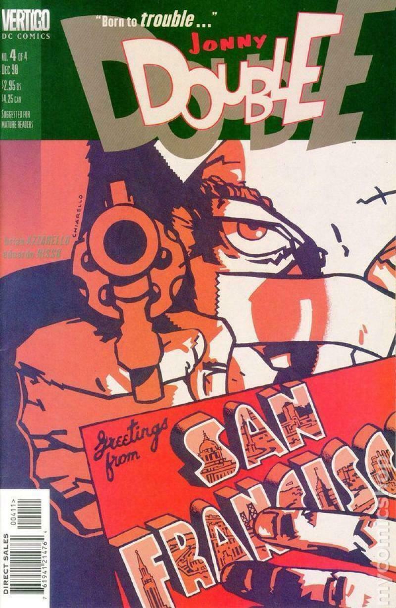 JONNY DOUBLE #4, NM, Brian Azzarello, Risso, Vertigo, 1998 more in ...