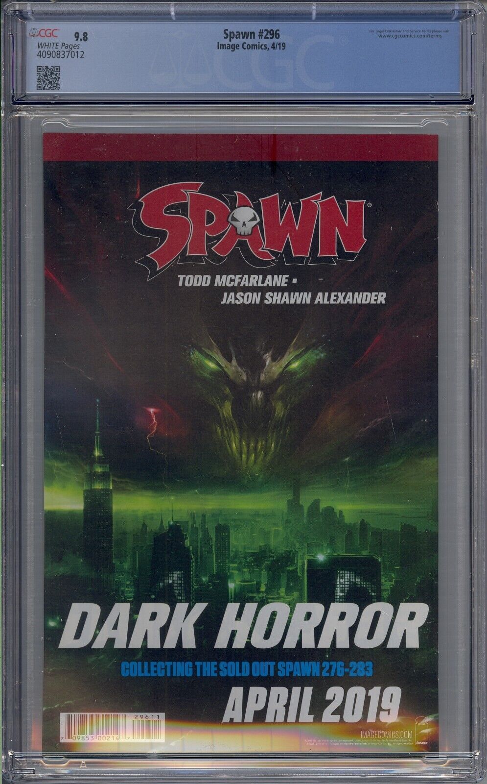 Spawn #296 CGC 9.8 Todd Mcfarlane Story | Comic Books - Modern Age, Image Comics, Spawn / HipComic