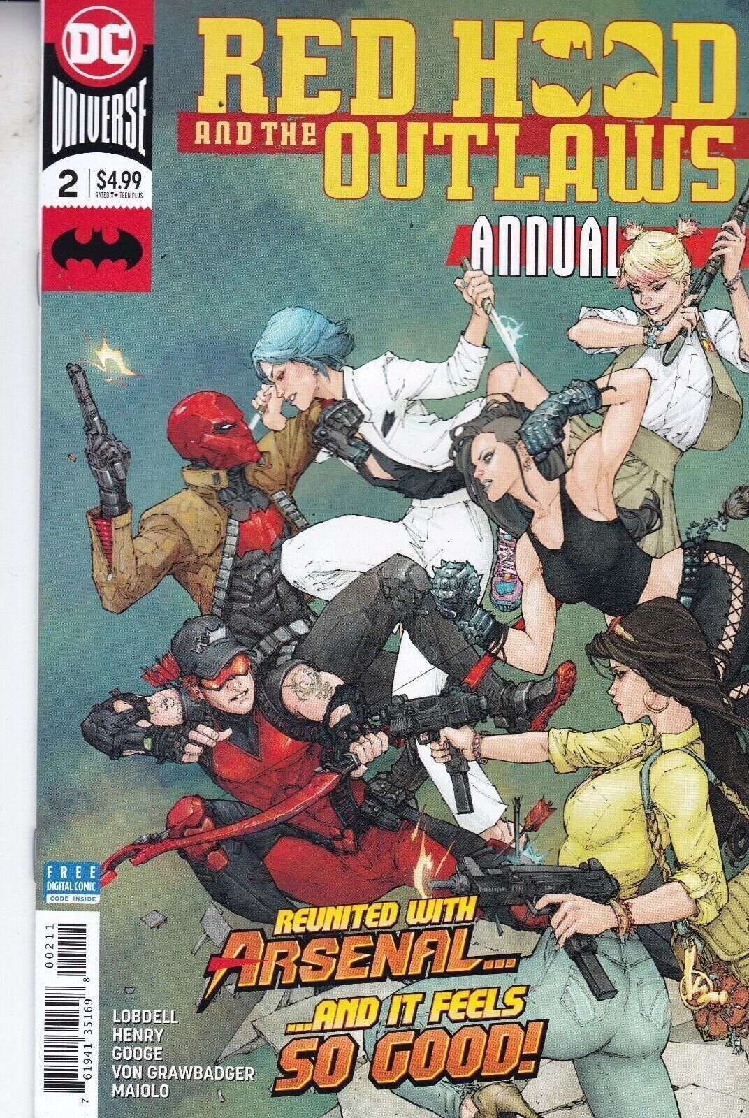 Red Hood and the Outlaws Annual #2 Comic Book 2018 - DC | Comic Books ...