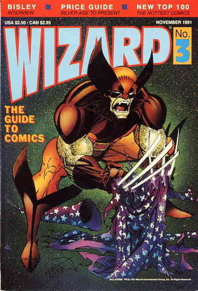 Wizard: The Comics Magazine #3 VF ; Wizard | Wolverine Erik Larsen ...