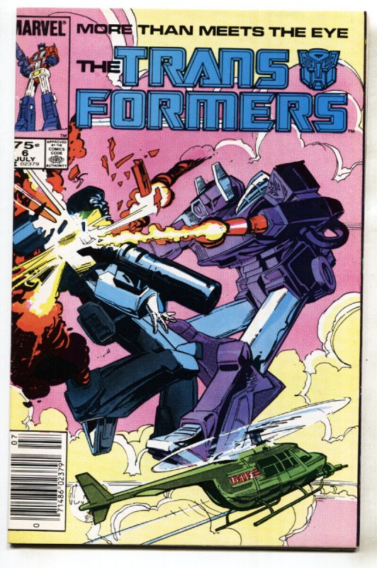 Transformers #6--1985--1st appearance of Josie Beller--comic book ...