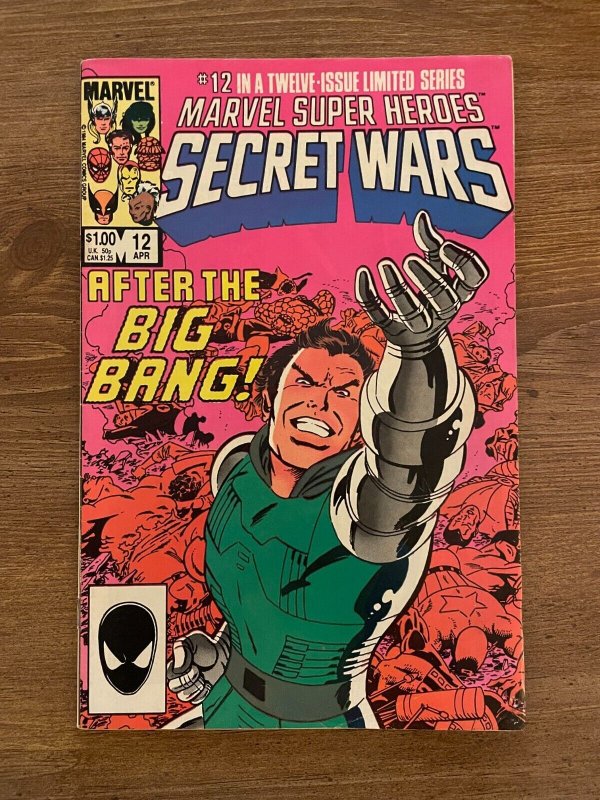 Marvel Super Heroes Secret Wars # 12 NM- Comic Book Spider-Man Hulk ...