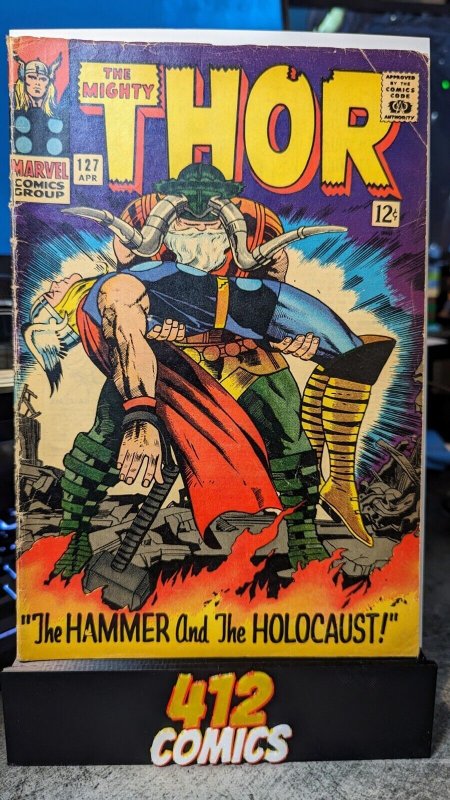 The Mighty Thor #127 - 1st Pluto, Hippolyta, Midgard Serpent, Volla ...