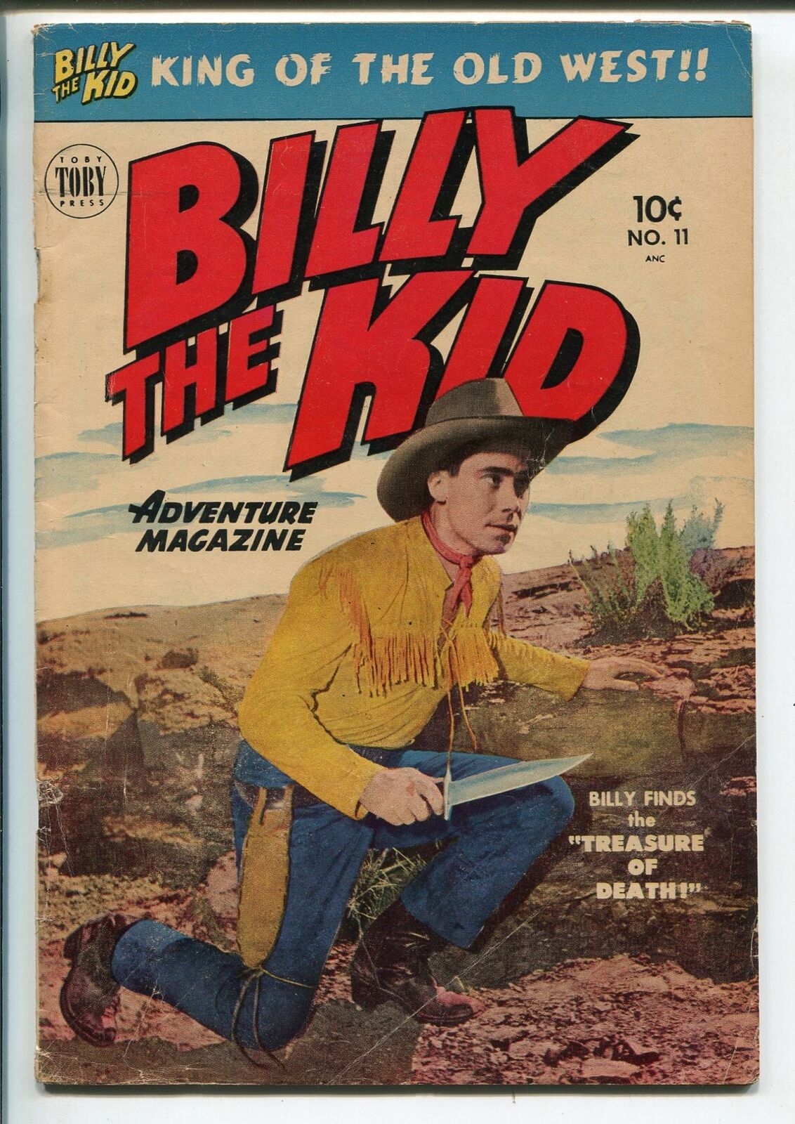 Billy the KID #11-1952-Toby-Photo Cover-Doc Holiday-Jack Slade-Vg ...