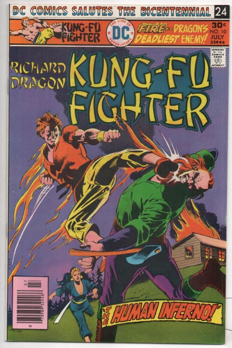 RICHARD DRAGON KUNG-FU FIGHTER #10, NM-, Martial Arts, 1975 1976 ...