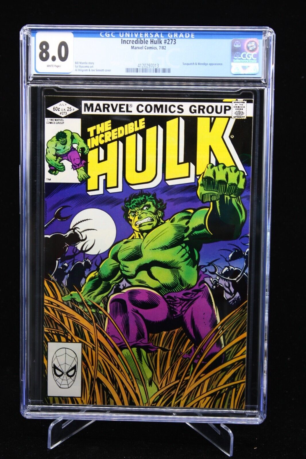 Incredible Hulk #273 - Al Milgrom Cover / Sal Buscema Art (CGC 8.0 ...