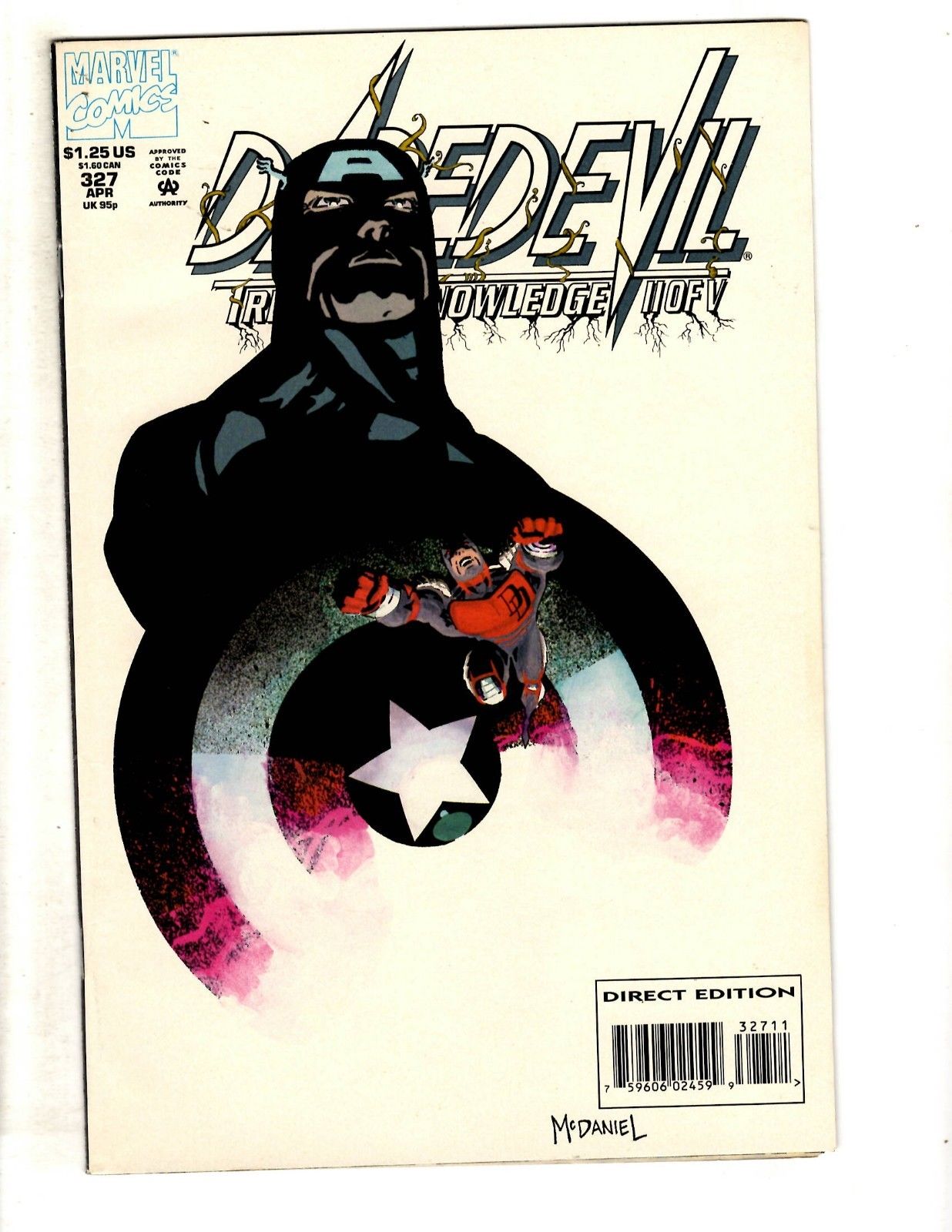 10 Daredevil Marvel Comic Books # 319 320 321 322 323 324 325 326 327 ...