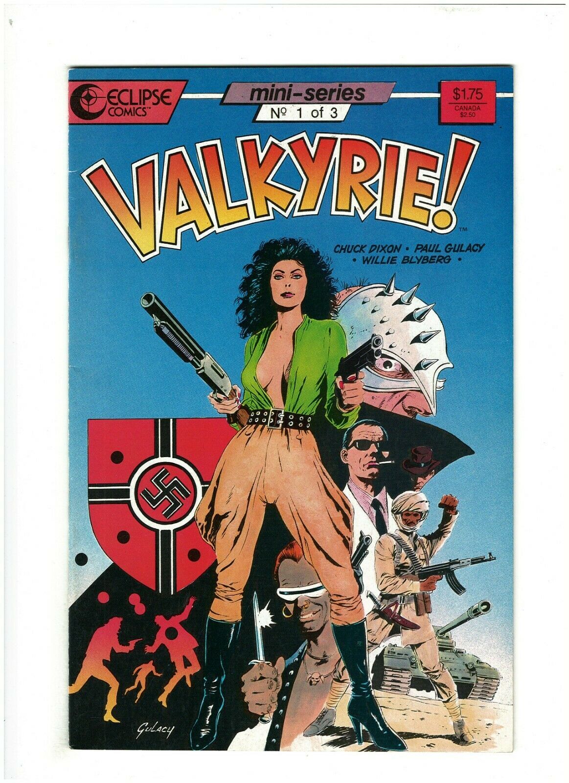 Valkyrie #1 VF+ 8.5 Eclipse Comics 1987 Chuck Dixon & Paul Gulacy ...