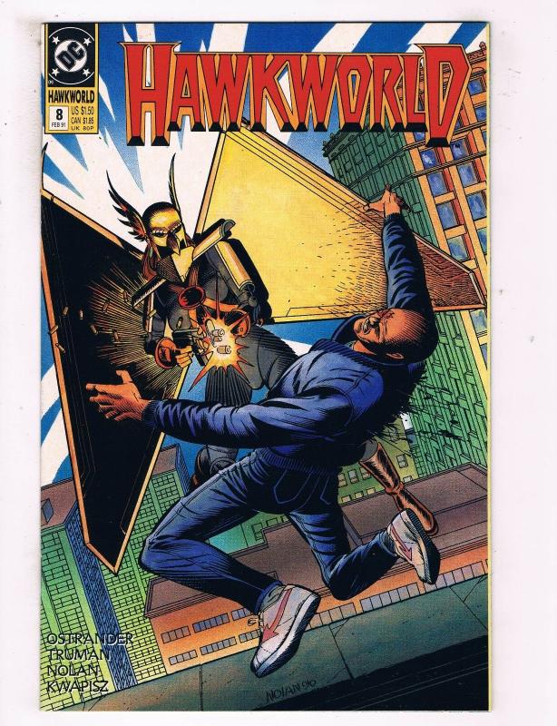 Hawkworld #8 VF DC Comics Comic Book Ostrander JLA Feb 1991 DE39 AD12 ...