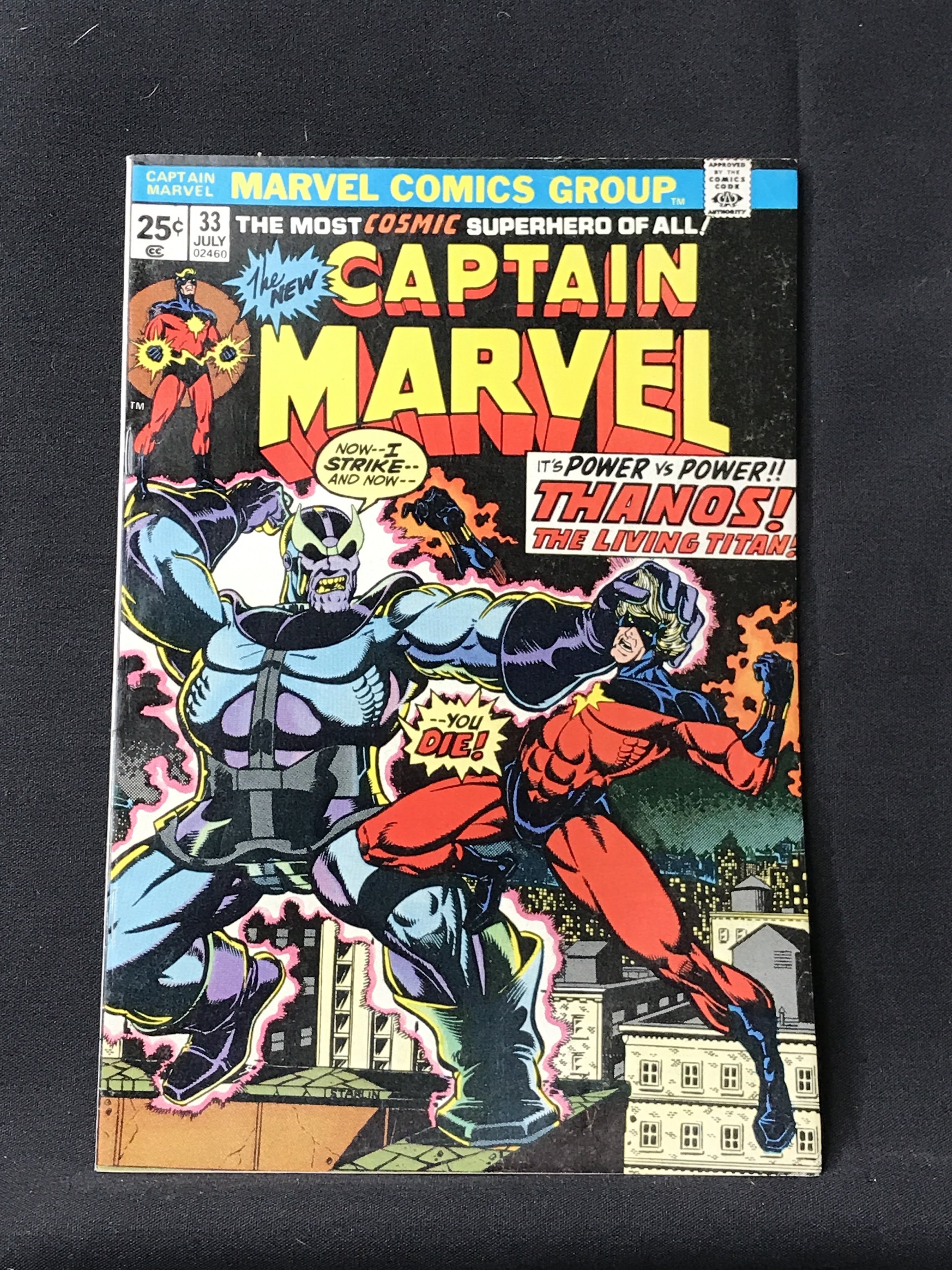 Captain Marvel #33 (1974) | Comic Books - Bronze Age, Marvel, Captain ...