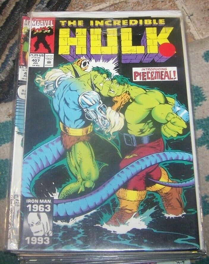 Incredible Hulk # 407 1993 Marvel 1st piecemeal loch ness monster ...