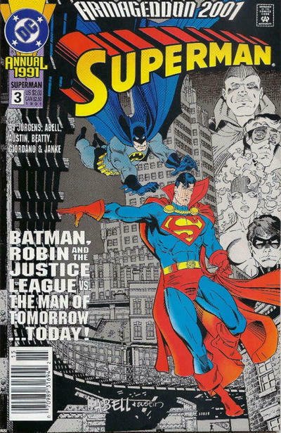 Superman (2nd Series) Annual #3 (Newsstand) FN; DC | Armageddon 2001 ...