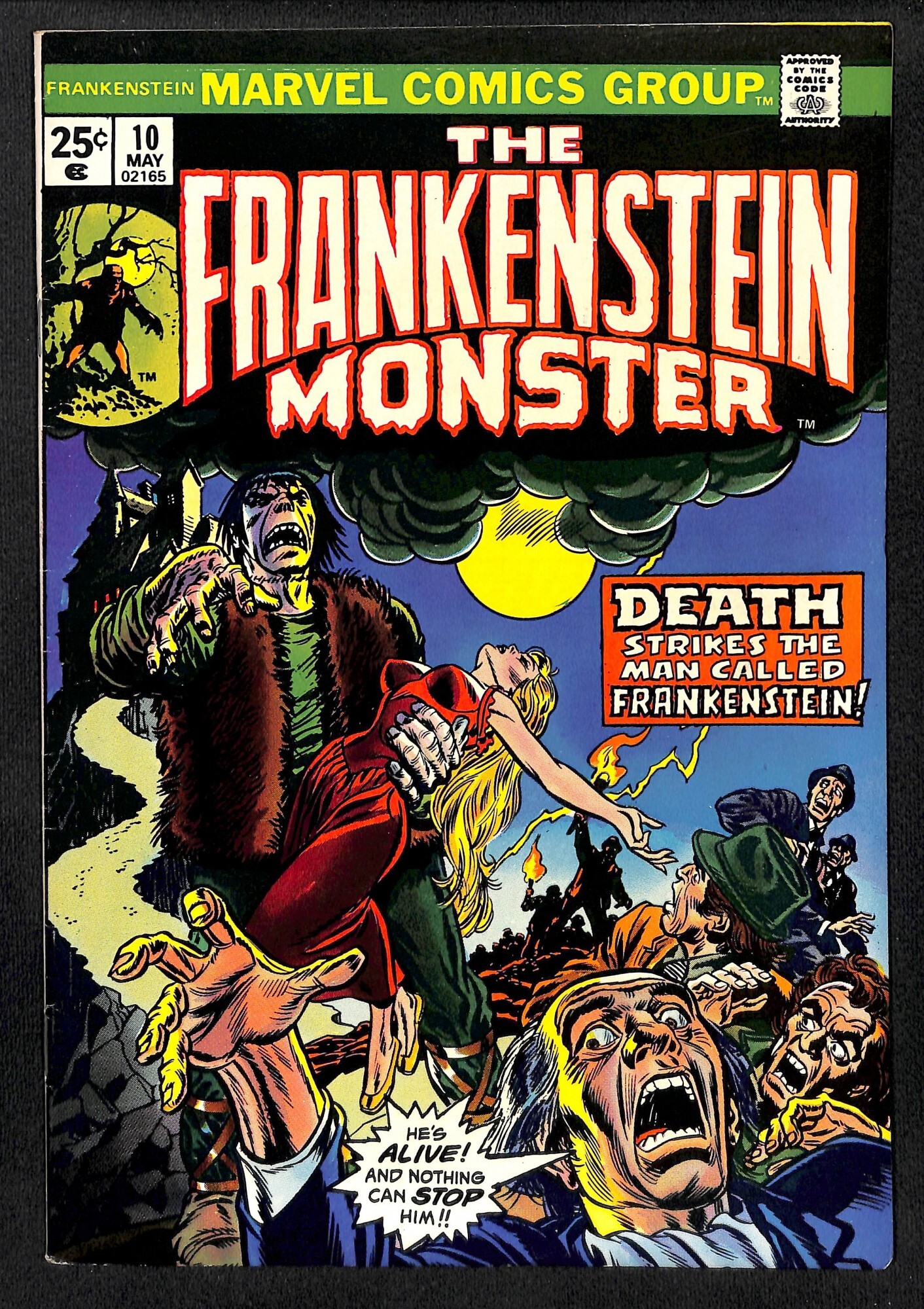 Frankenstein #10 VF- 7.5 Marvel Comics | Comic Books - Bronze Age ...