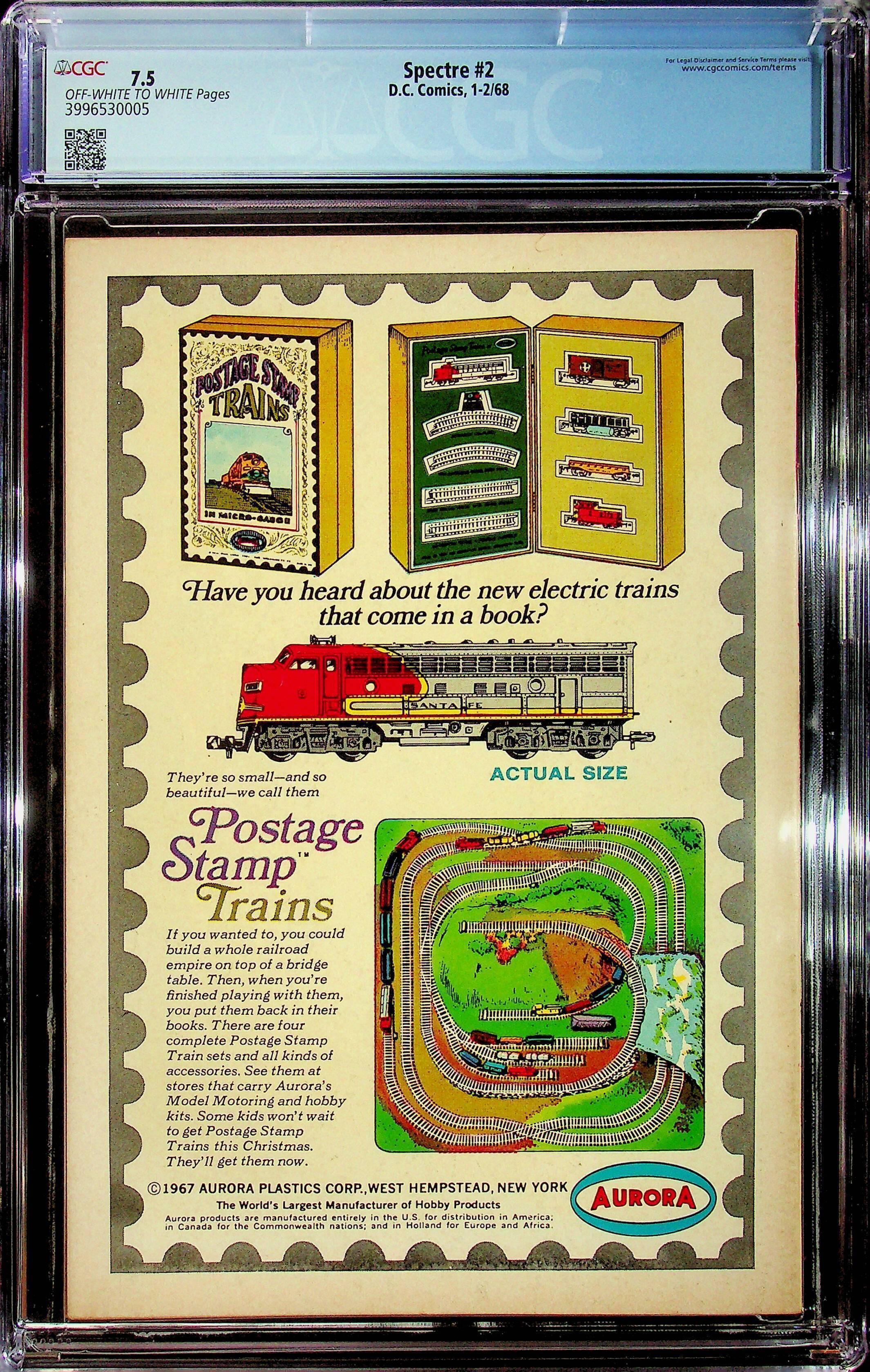 The Spectre #2 (1968) - CGC 7.5 - Cert #3996530005 | Comic Books ...