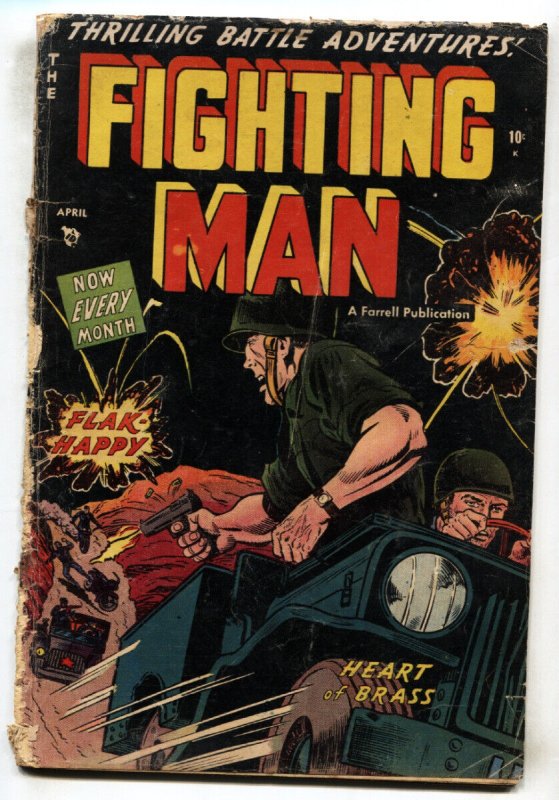 Fighting Man #6--Golden-Age--comic book--WAR--1953 | Comic Books ...