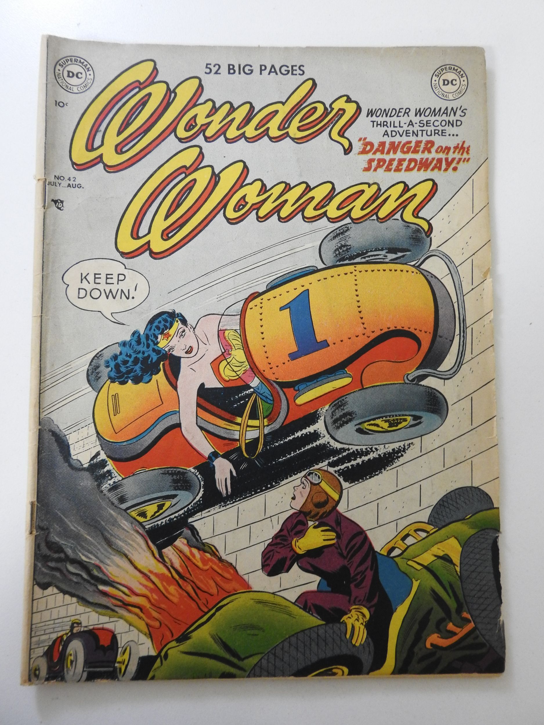 Wonder Woman #42 (1950) VG+ Condition 1/2 in tear bc | Comic Books ...