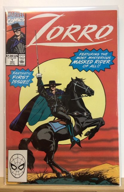 Zorro #1 (1990) | Comic Books - Copper Age, Marvel, Zorro, Westerns ...