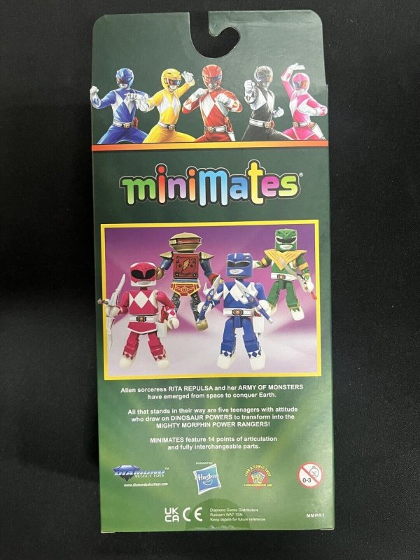 Mighty Morphin Power Rangers Series 1 Minimates Diamond Select FC8 ...