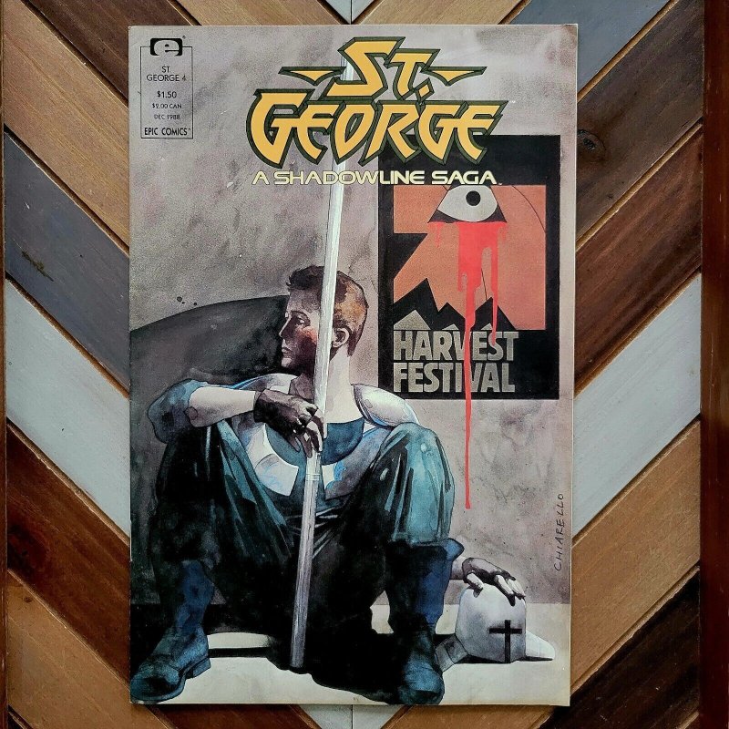 ST. GEORGE #2-4 (Marvel/Epic 1988) Ltd Series Set of 3, SHADOWLINE SAGA ...