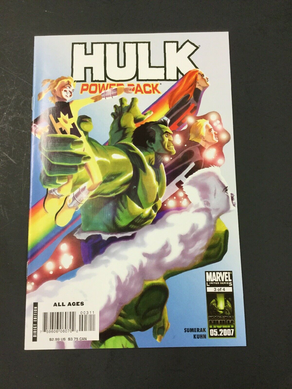 Hulk/Power Pack Mini Series 1-4, NM, 2007 Marvel Comics, Unlikely Team ...